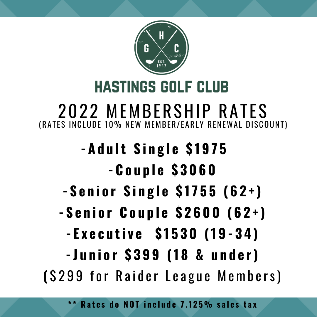 Membership - Hastings Golf Club