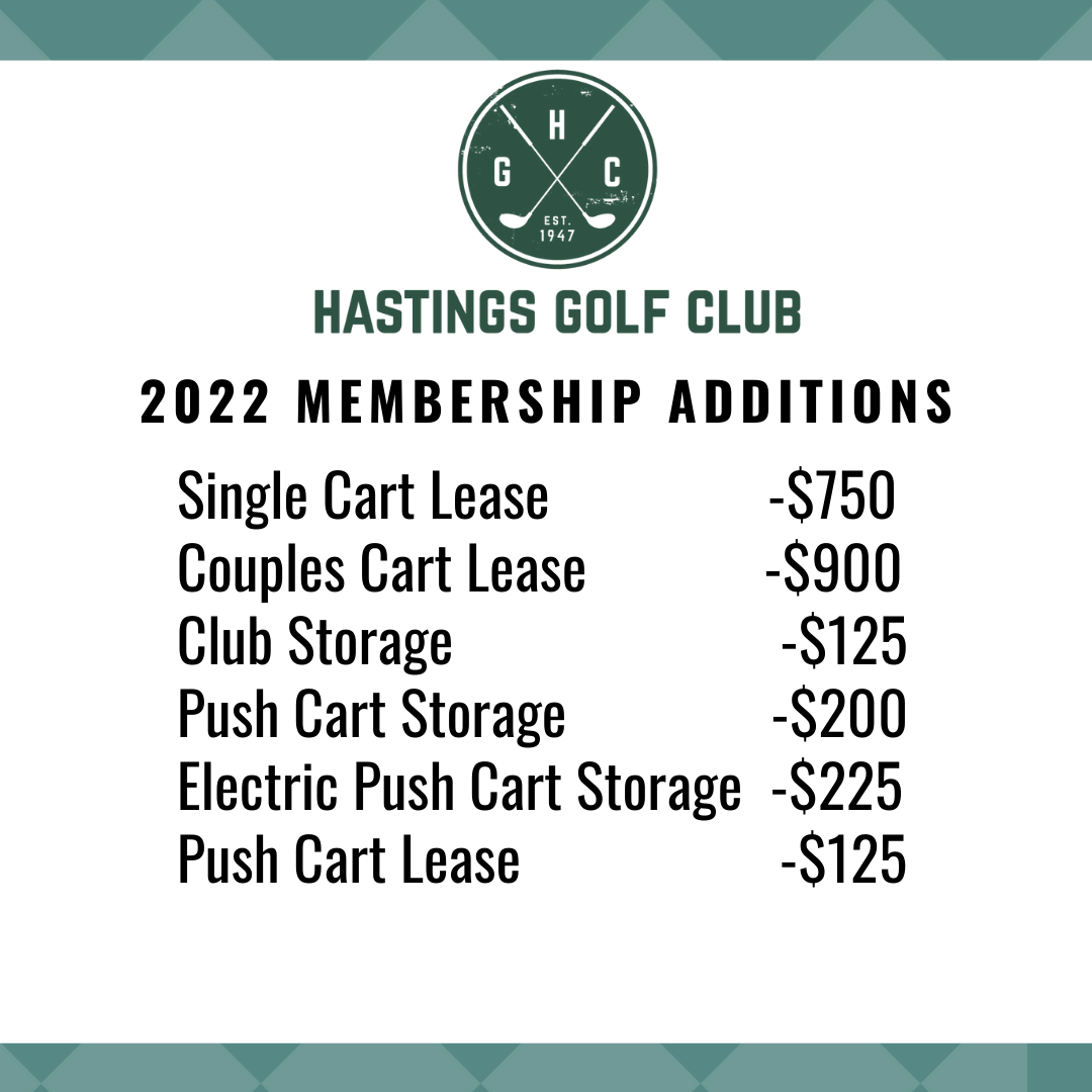 Membership - Hastings Golf Club