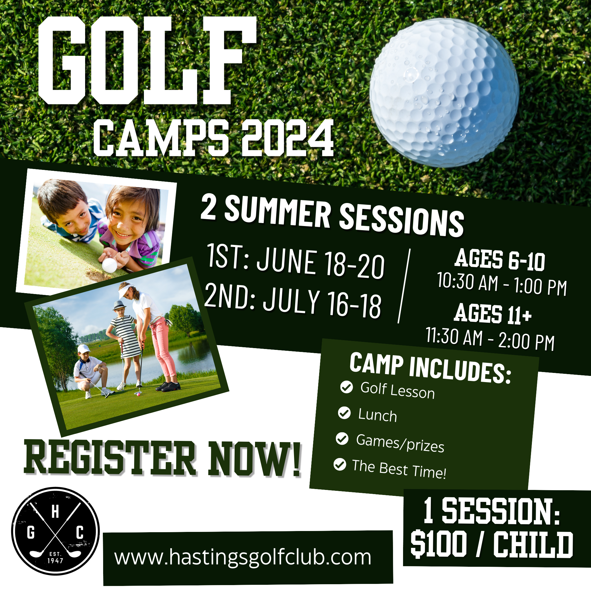 Junior Programs - Hastings Golf Club