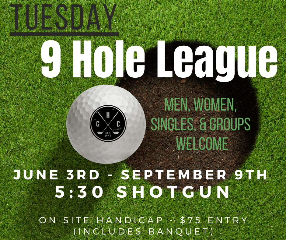 Tuesday 9 Hole League - Hastings Golf Club